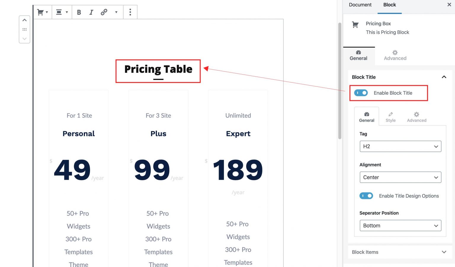 How to Design Pricing Section in WordPress? – Gutentor Blog