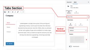 How to Design Tabs Section in WordPress Website? – Gutentor Blog